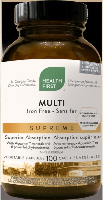 Health First Multi sans fer 100 caps